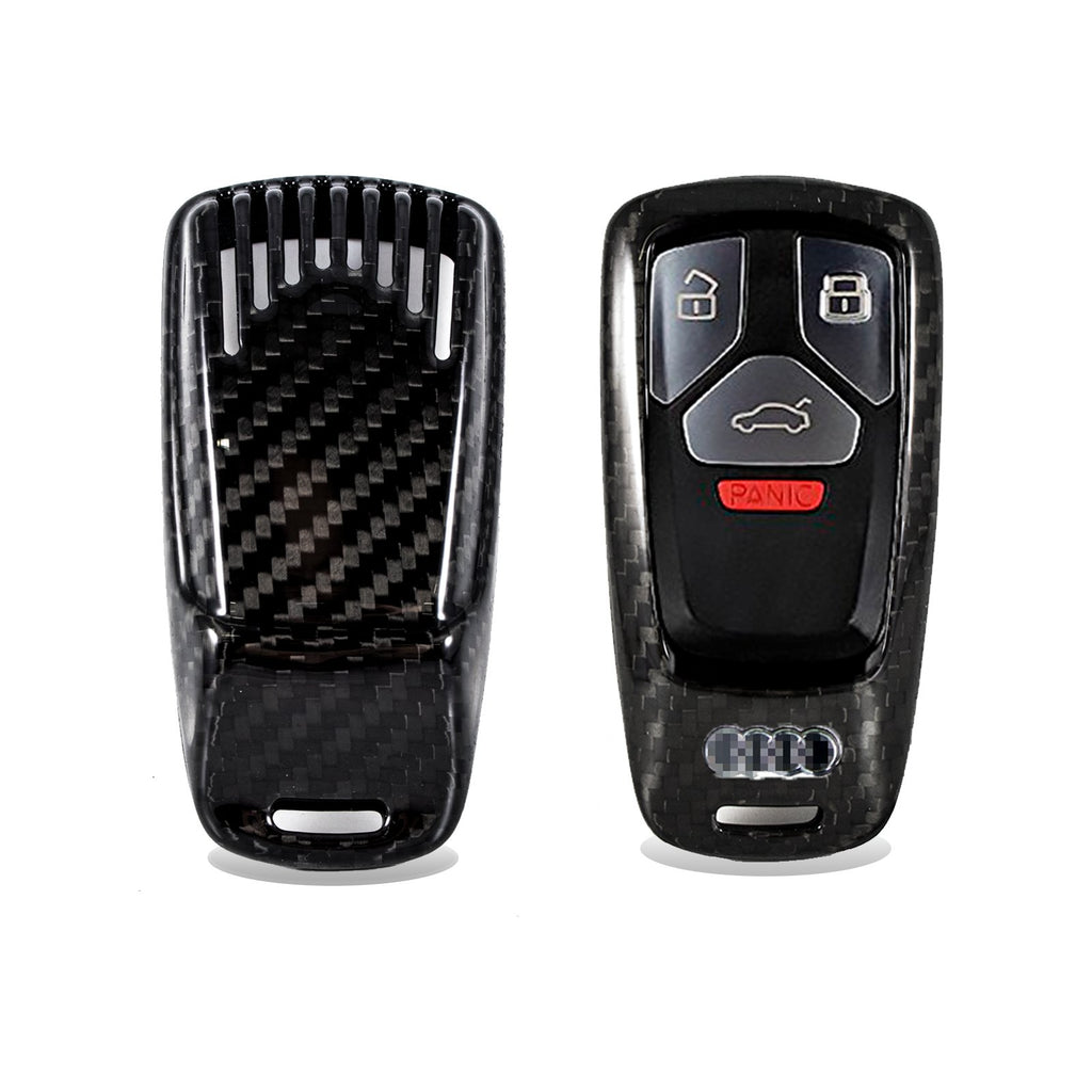 Real Carbon Fiber Audi Key Cover